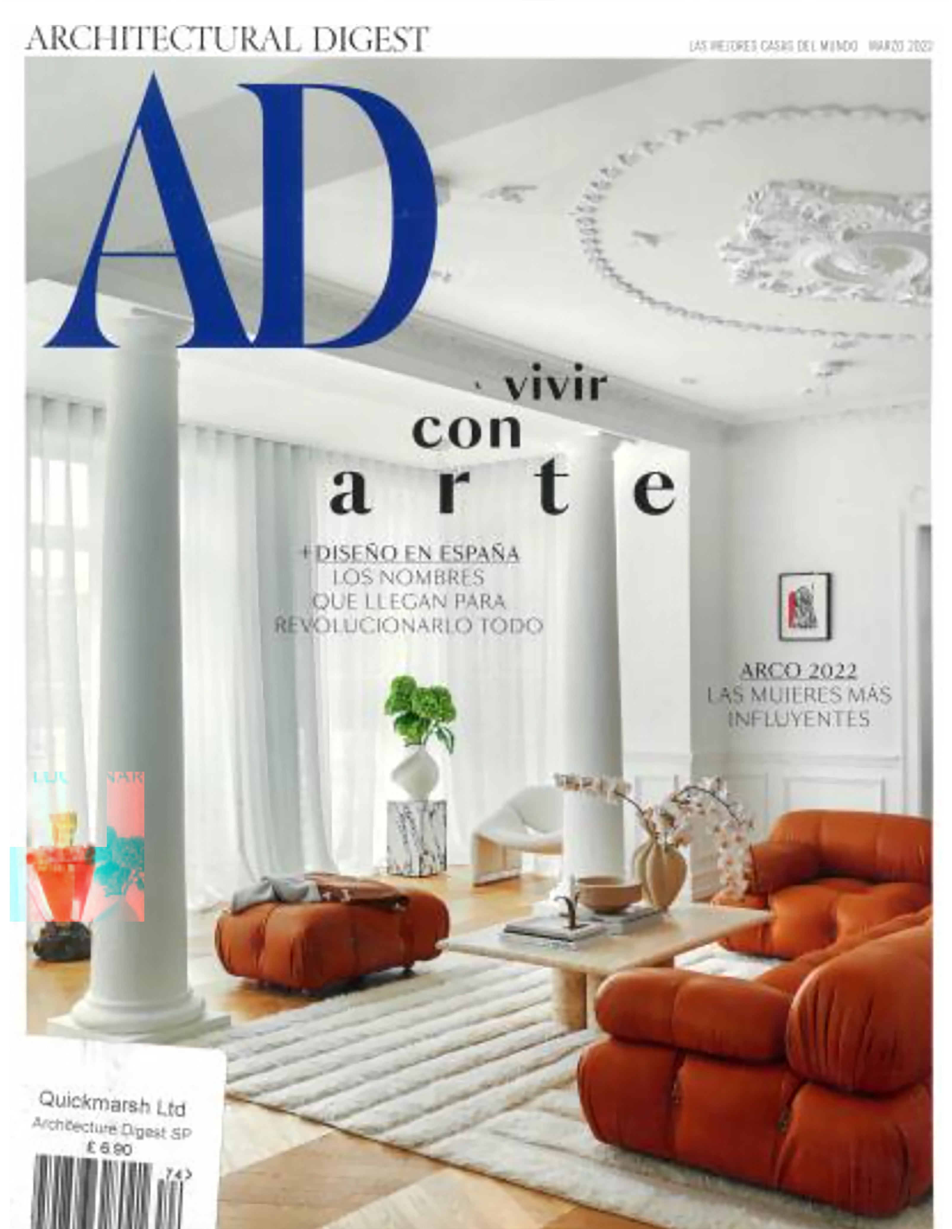 Architectural Digest Cover 2022
